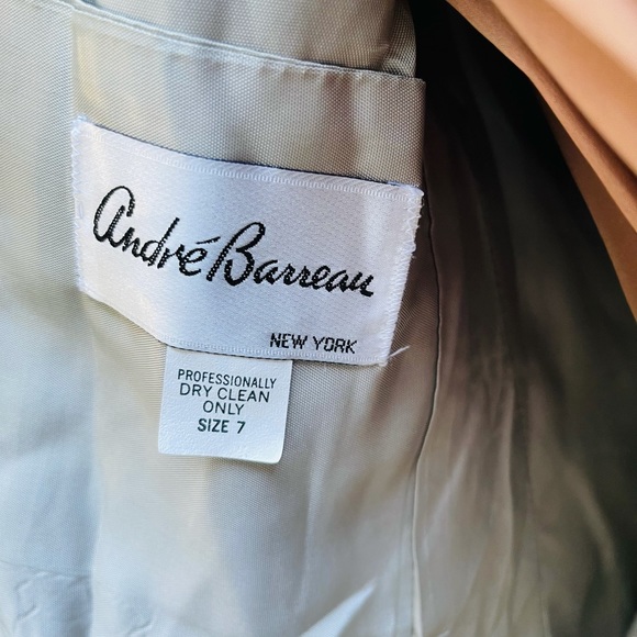 Vintage | Jackets & Coats | Vintage Grey Andre Barreau New York Skirt ...